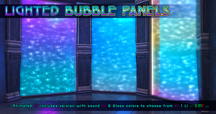 Second Life Marketplace - [RoS] Lighted Bubble Panels